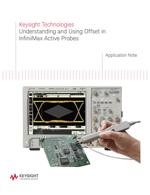 Using InfiniiMax Active Probes Offset PDF Asset Page | Keysight